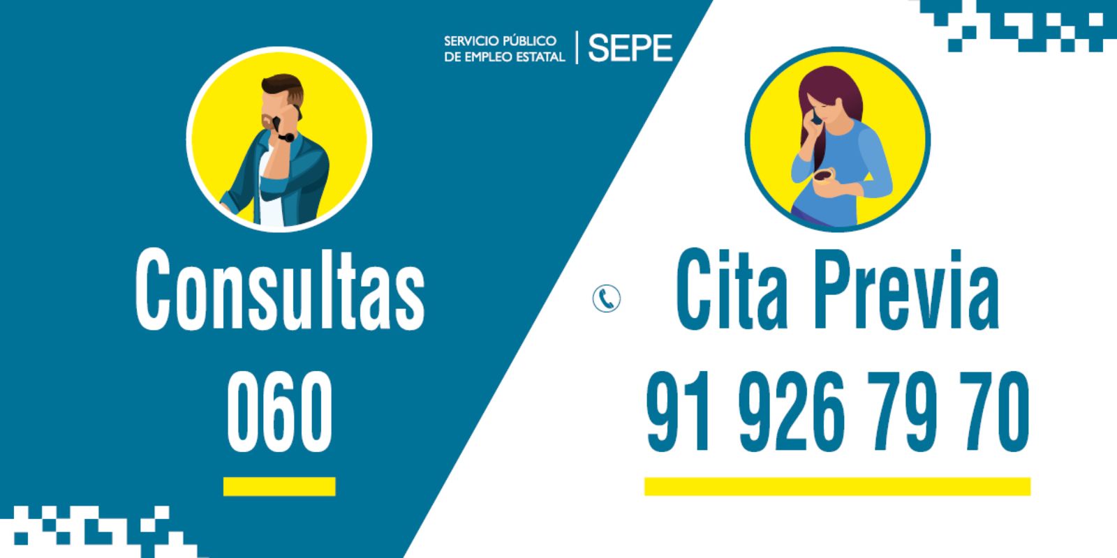 El número 060, nuevo servicio de atención telefónica del SEPE